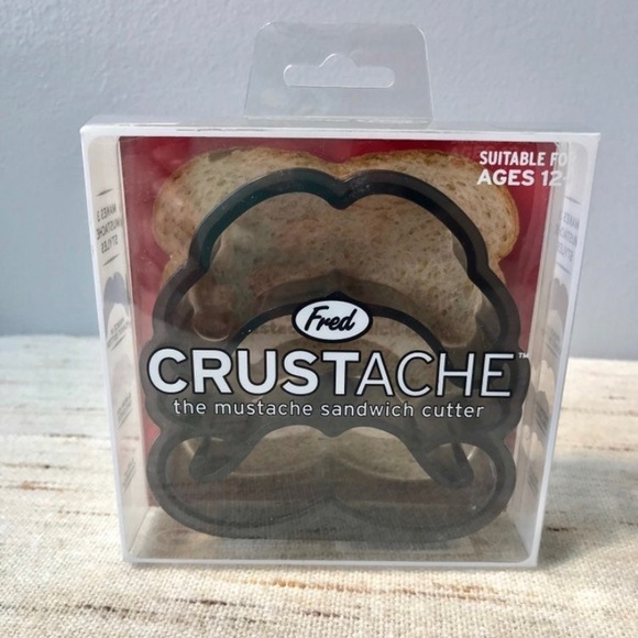 Crustache | Kitchen | Crustache The Mustache Sandwich Cutter By Fred ...